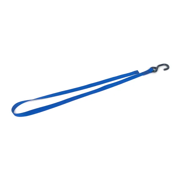 Replacement 1" x 6' Running End with S-Hook - Blue | Mac's Custom Tie-Downs