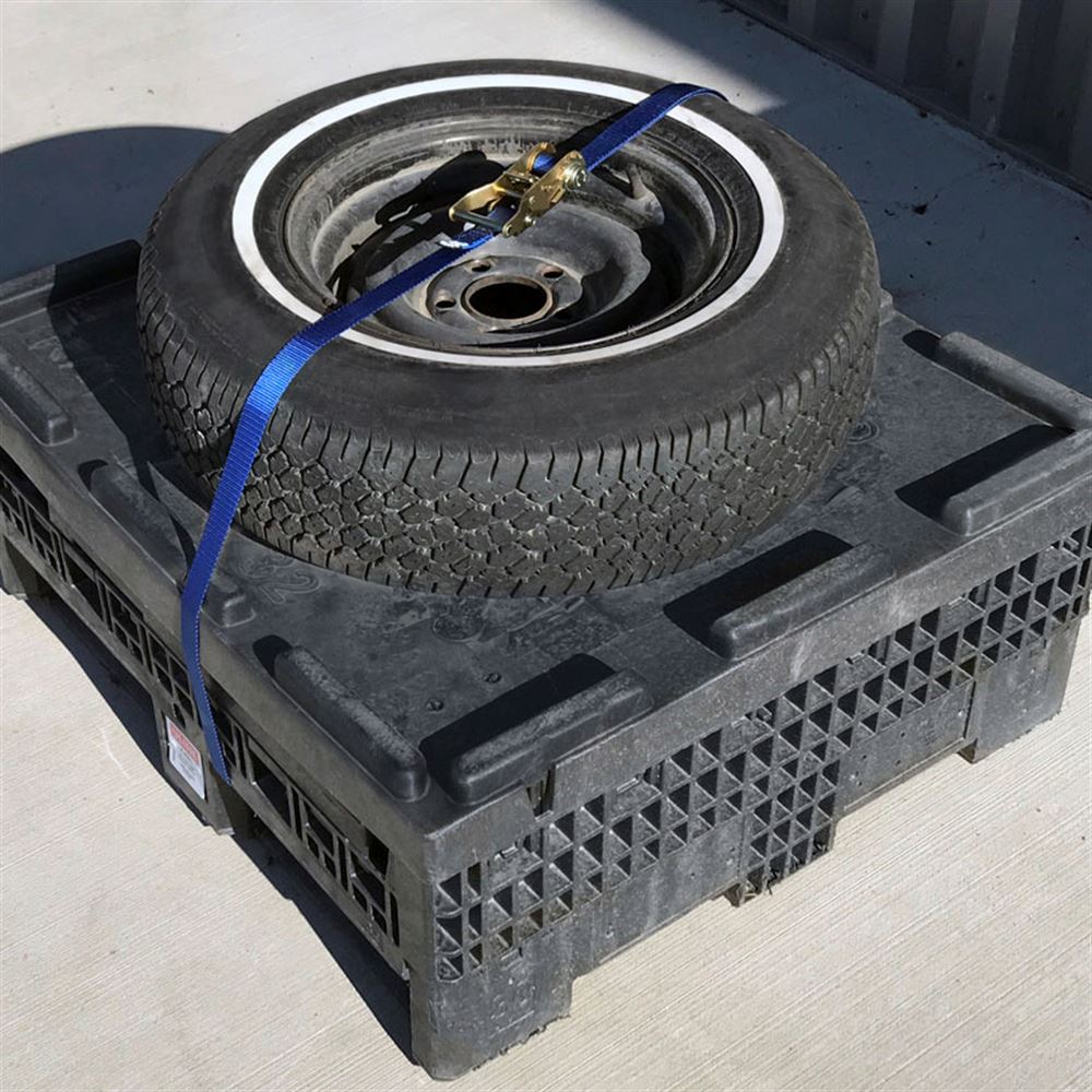 1" x 4' Continuous Loop Ratchet Utility Strap - Pink | Mac's Custom Tie ...